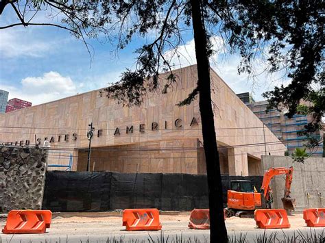 Así va la construcción de la nueva embajada de EU en la CDMX