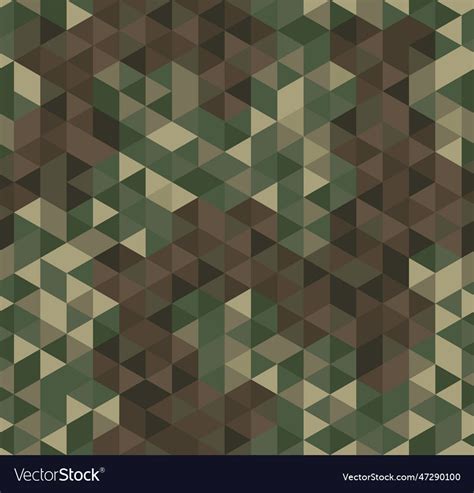 Trendy Low Poly Seamless Pattern Royalty Free Vector Image