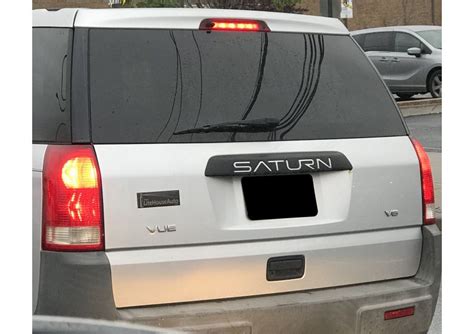 Rear Door Plastic Letters Inserts For Saturn Vue Models
