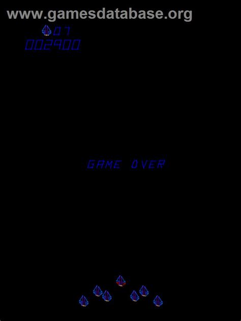 Tac Scan Arcade Artwork Game Over Screen