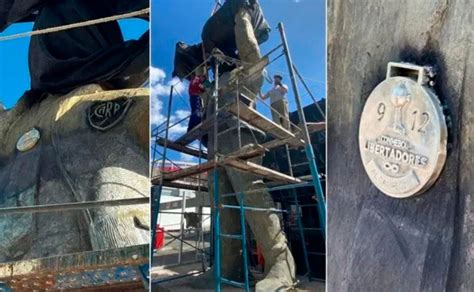 Inauguración Estatua De Gallardo Festejos 122 Años De River El Club