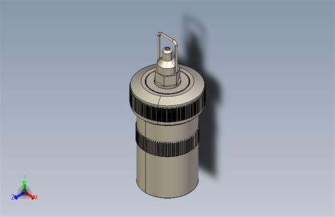 423 煤质分析仪器 量热仪 氧弹 STEP 模型图纸下载 懒石网