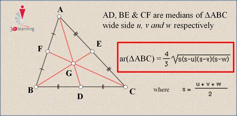 Median Of A Triangle Worksheets