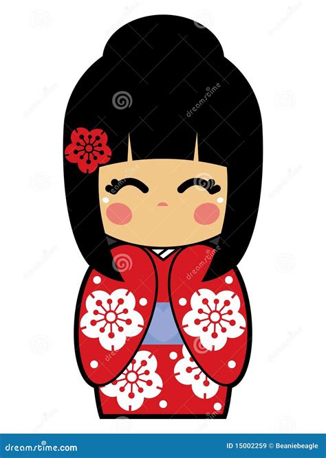 Kokeshi Doll Vector Royalty Free Stock Images Image 15002259