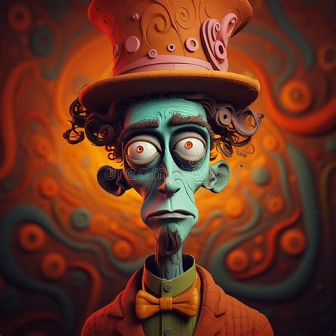 Ai Generated Illustration Of A Cartoon Character Wearing A Vintage