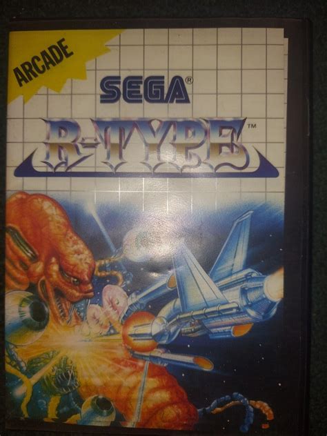 R Type Sega Master System Sms 1988 Original Game And Box Tested And