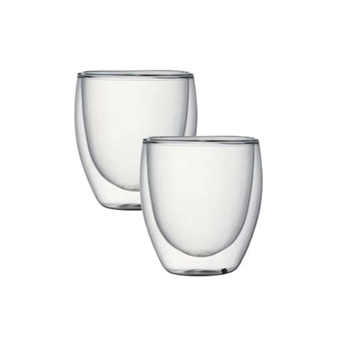 Double Wall Glass Mug Set Of 2 350ml Shop Today Get It Tomorrow