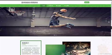 篮球技能培训管理系统源码开题 Csdn博客