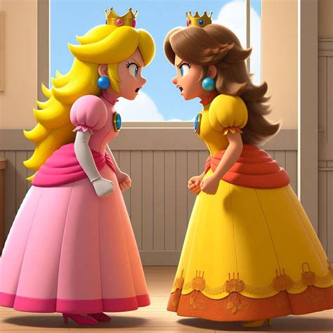 Princess Peach Vs Princess Daisy By Redk73056 On Deviantart