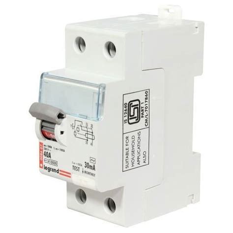 Single Phase MCB Types LEGRAND A Pole RCCB V At Rs Number