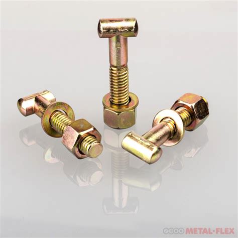 scaffolding screw with nut and washer quality 6 8 metal flex