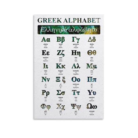 Yunan Alfabesi 24 Parça Yunan Alfabesi Harf Delgeç Seti Ahşap