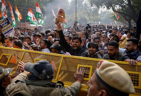 Indias Adani Crisis Spills Over Into Street Protests As Losses Top
