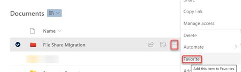 Marking Favorite Documents For Referencing In Onedrive One Minute Office Magic