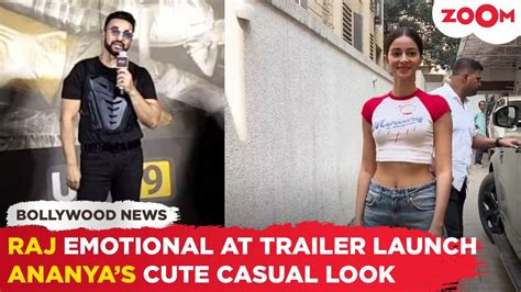Raj Kundra Removes His Mask At Ut 69 Trailer Launch Ananya Pandays