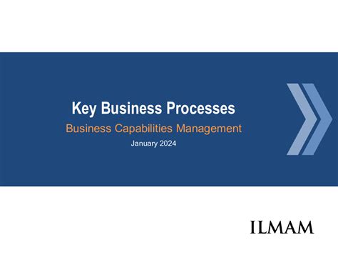 Key Business Processes Business Capabilities Management Ppt Slide Deck