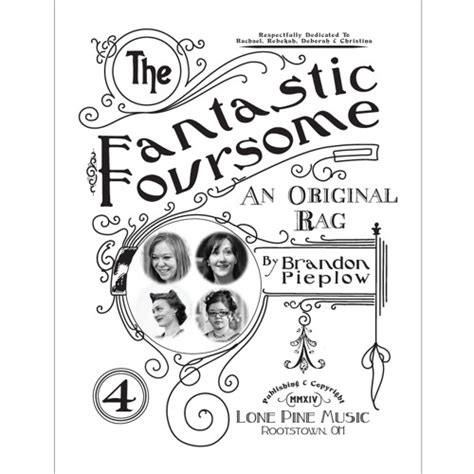 Stream The Fantastic Foursome Rag Brandonpieplow By Brandon W