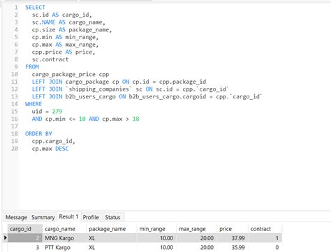 Mysql I Want To Return A Different Query Instead Of Null Database