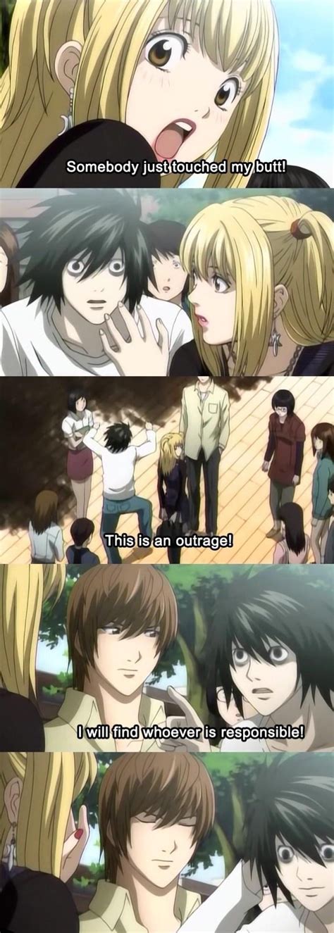 Somebody Just Touched My Butt Death Note L Butt Ass Bootie