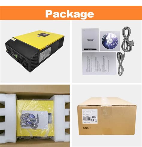 Parallel 5kw5000w Hybrid Grid Tieoff Grid Solar Inverter Pure Sine Wave 48v 230vac Mppt 80a