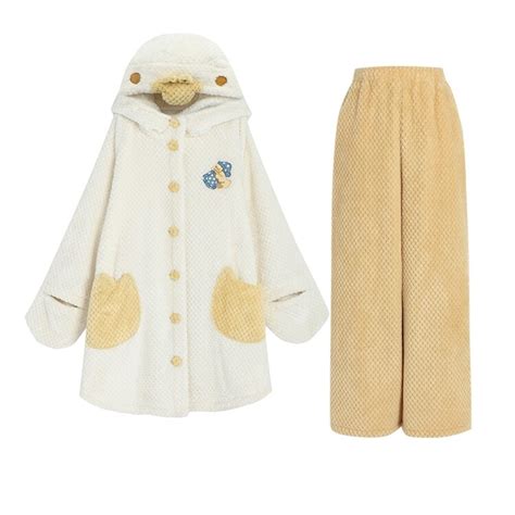 Kawaii Cute Cartoon Duck Pajamas Kawaii Fashion Shop Cute Asian