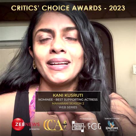 The Talented Kani Kusruti Has Been Nominated As The Best Supporting
