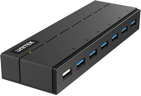 Unitek USB Ethernet Adapter 7-Port Hub, 6 Ports USB 3.0: Amazon.co.uk ...