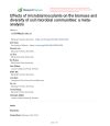 PDF Effects Of Microbial Inoculants On The Biomass And Diversity Of Soil Microbial Communities
