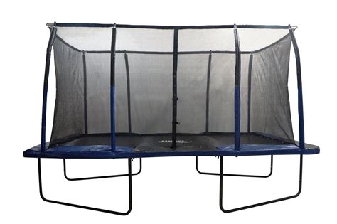 Upper Bounce Easy Assemble 8 X 14 Rectangular Trampoline With Fiber