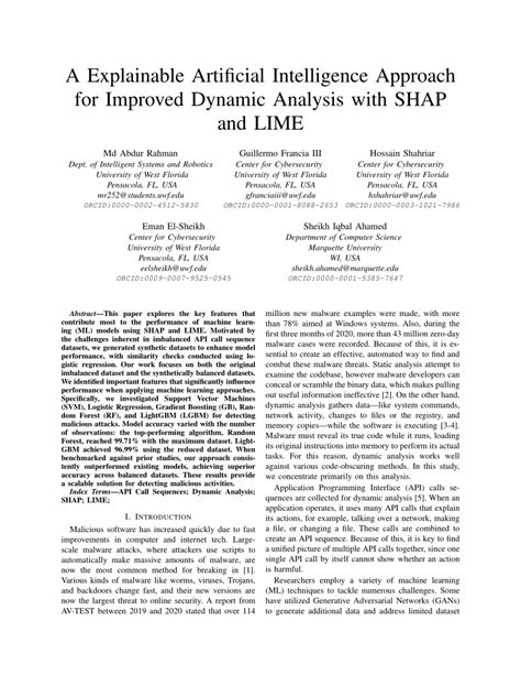 Pdf A Explainable Artificial Intelligence Approach For Improved