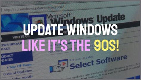 Windows Update Restored Gives Classic Windows Versions A Fix
