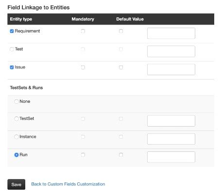 Custom Fields PractiTest
