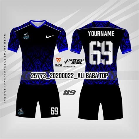 Desain Jersey Sepak Bola Warna Hijau Kuning List Hitam Desain Jersey