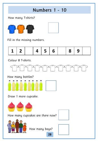 Entry Level 1 Maths Counting To 10 Free Worksheet Sen Resource Teaching Resources