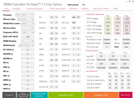 Ram Ddr4 G Skill 3200 Timings In Msi Simple Click Bios R Overclocking