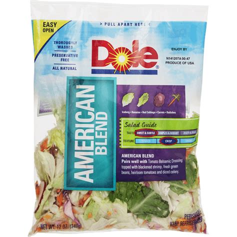 Dole Salad Blend American Blend Salad Mixes Martins Emerald
