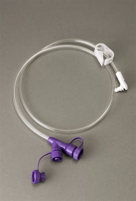 Universal Low Profile Feeding Tube Extension Set 24 Dual Enfit Port