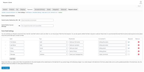 creating a request a quote form in wordpress website elextensions