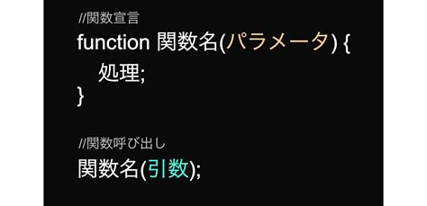 Javascript 関数の基本 関数宣言と関数式【初心者向け】