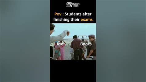 Students After Finishing Their Exam😂🤣 Shorts Funny Meme Exam