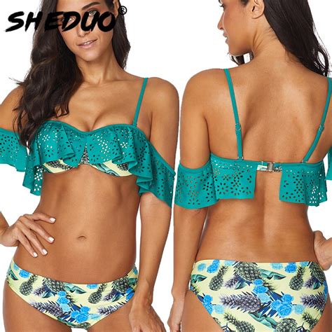 Two Pieces Swimsuit Plus Size Tankini Women Swimming Beachwear Sexy
