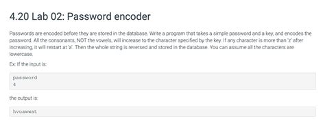 Solved In C ﻿please420 ﻿lab 02 Password