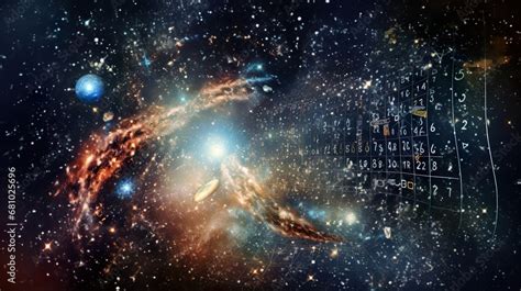 Digital Seamless Mathematical Formulas Abstract Digital Futuristic