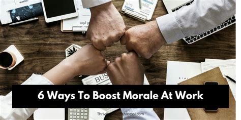 6 Ways To Boost Morale At Work Artofit