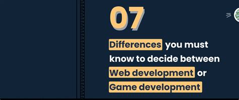 Differences You Must Know To Decide Between Web Development And Game Development DEV Community