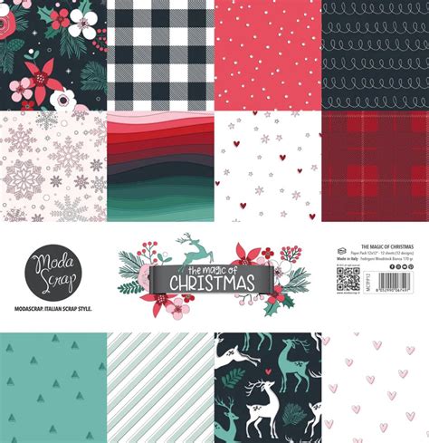 Kreativzeitlos Modascrap Paper Pack 12x12 The Magic Of Christmas