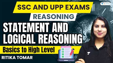 Statement And Logical Reasoning Reasoning Basics To High Level Ssc And Upp Exams Ritika