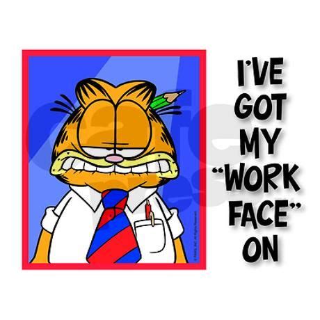 Garfield Work Face Personajes Disney Cómics Fotos Divertidas