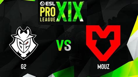 MOUZ Vs G2 CS2 ESL Pro League Season 19 2024 Quarter Final