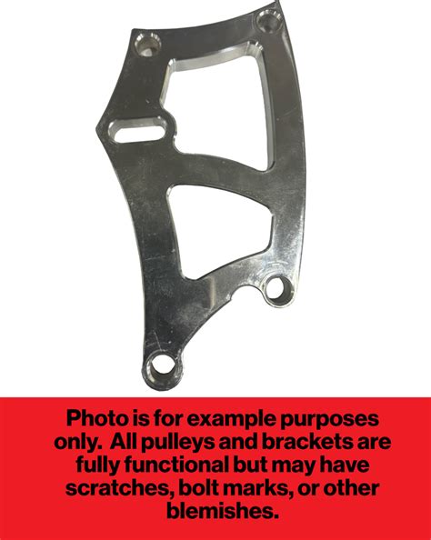 High Mount Drivers Side Alternator Bracket Small Block Chevy Sbc Billet